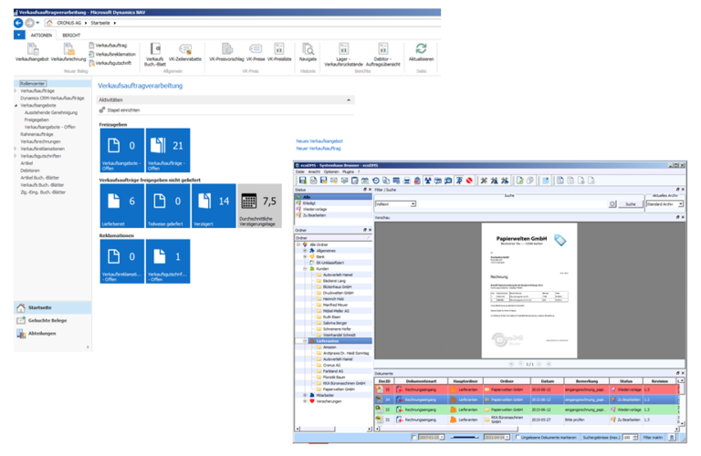 ecoDMS-Schnittstelle zu Microsoft Dynamics NAV – Systemhaus Brunner